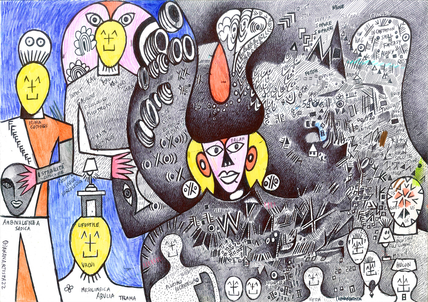 Ambivalenza sadica, mesolimbica abulia – (b)ananartista® Sbuffuff